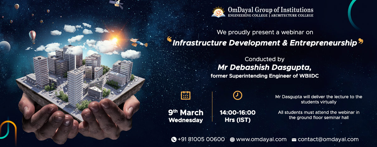 Need of Infrastructure Development - OmDayal Group of Institutions