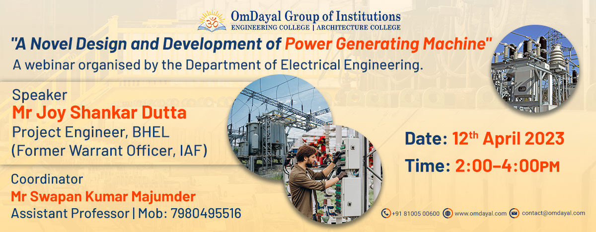 A Novel Design and Development of Power Generating Machine - OmDayal ...